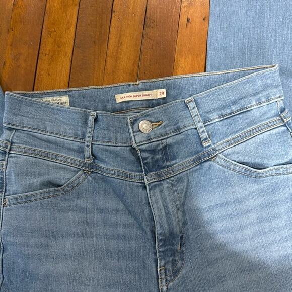 Levi's | Jeans | Levis Premium Mile High Super Skinny Front Yolk Ankle ...